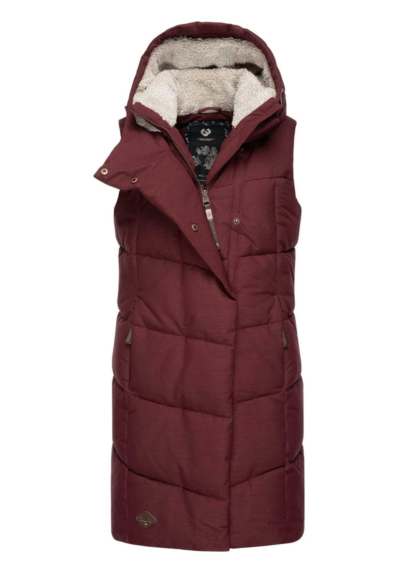 Ragwear PAVLA - Vesta - wine red/červená - Zalando.cz