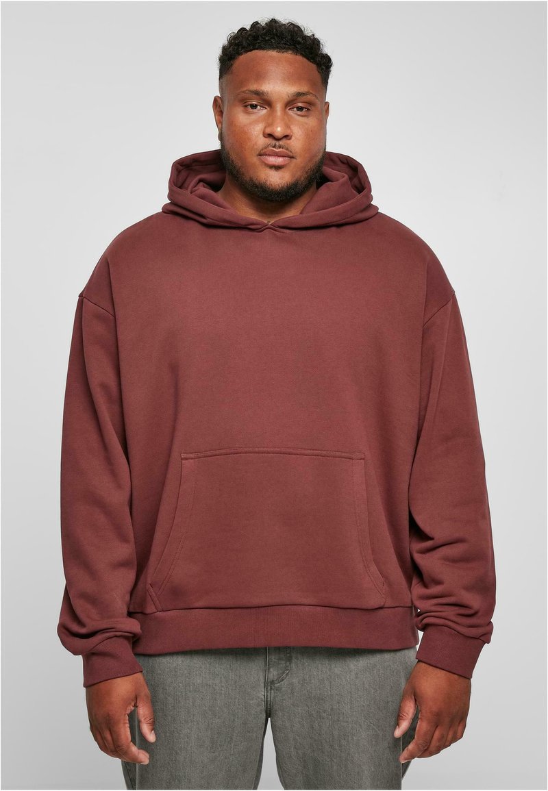 Urban Classics ULTRA HEAVY - Sweat à capuche - cherry/framboise ...