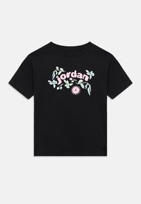 Jordan JORDAN PUFF FLORAL - T-Shirt print - black/schwarz - Zalando
