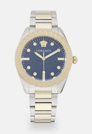 Versace Watches DOME - Watch - dark blue/silver-coloured/dark blue ...