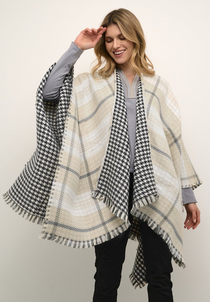 Cream CRLISA REVERSABLE - Cape - grey check/grey - Zalando