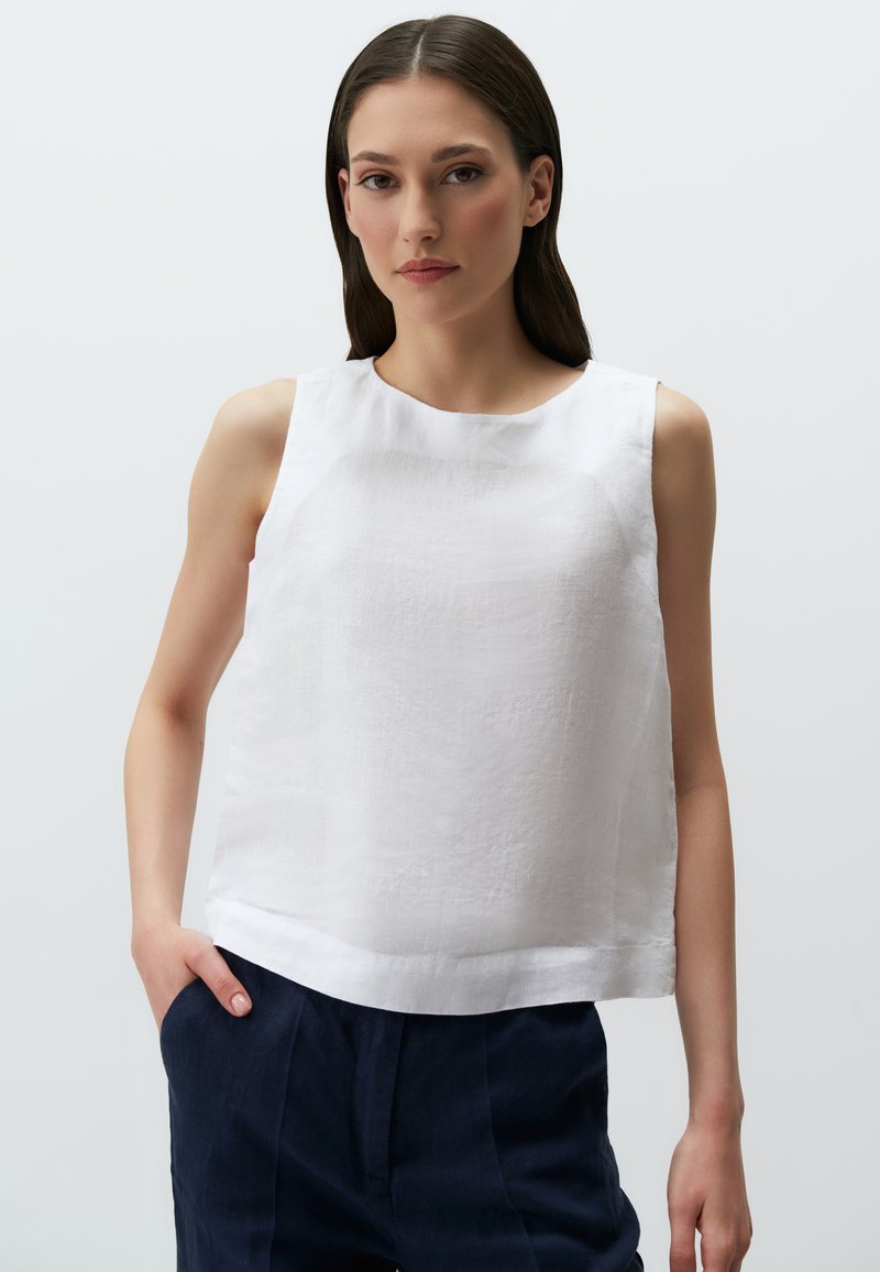 Jimmy Key ROUND NECK SLEEVELESS - Camicetta - white/bianco - Zalando.it