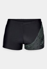 Speedo MENS MEDLEY LOGO - Swimming trunks - black/country green/black ...