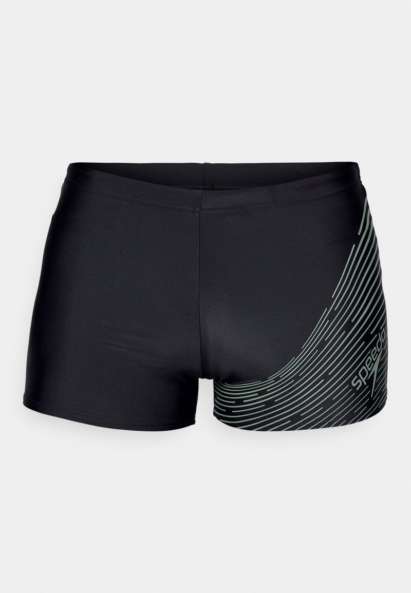 Speedo MENS MEDLEY LOGO AQUASHORT - Zwembroek - black/country green ...