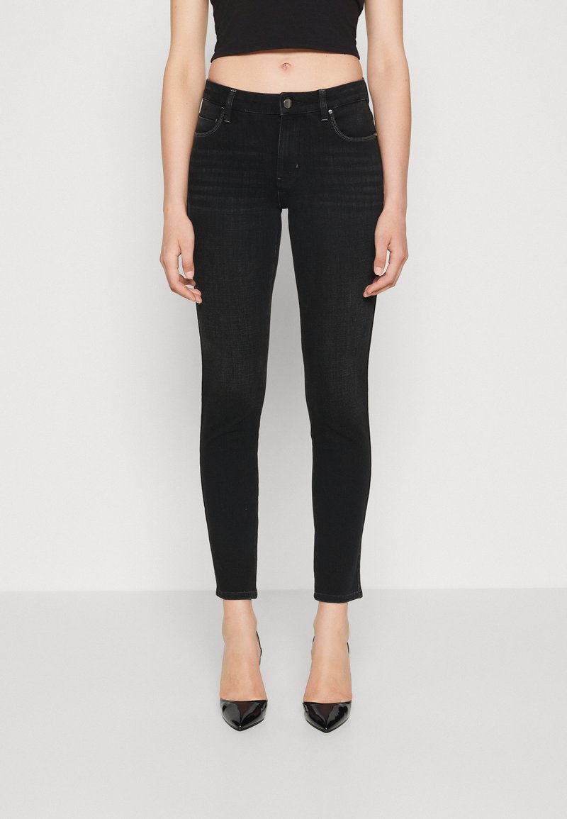 Guess Sexy Curve Jeans Skinny Fit Be Stone Black Denim Zalando