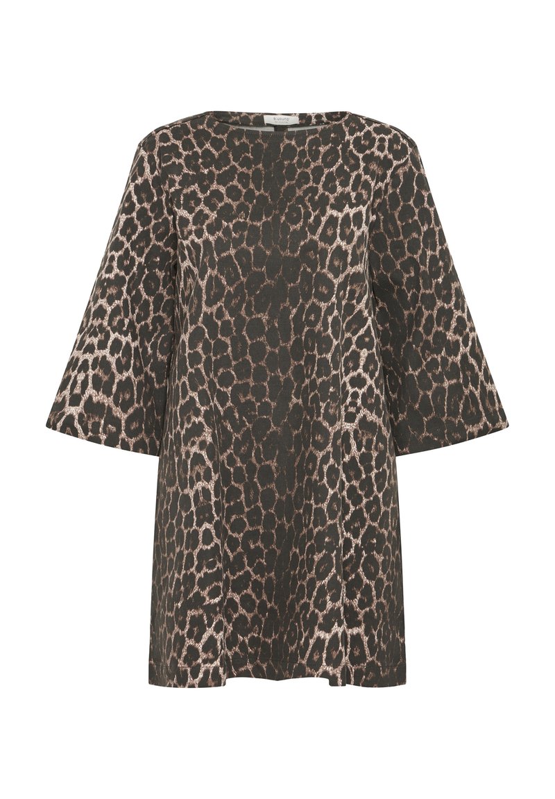 b.young KENNA - Denim dress - denim leopard mix/brown - Zalando