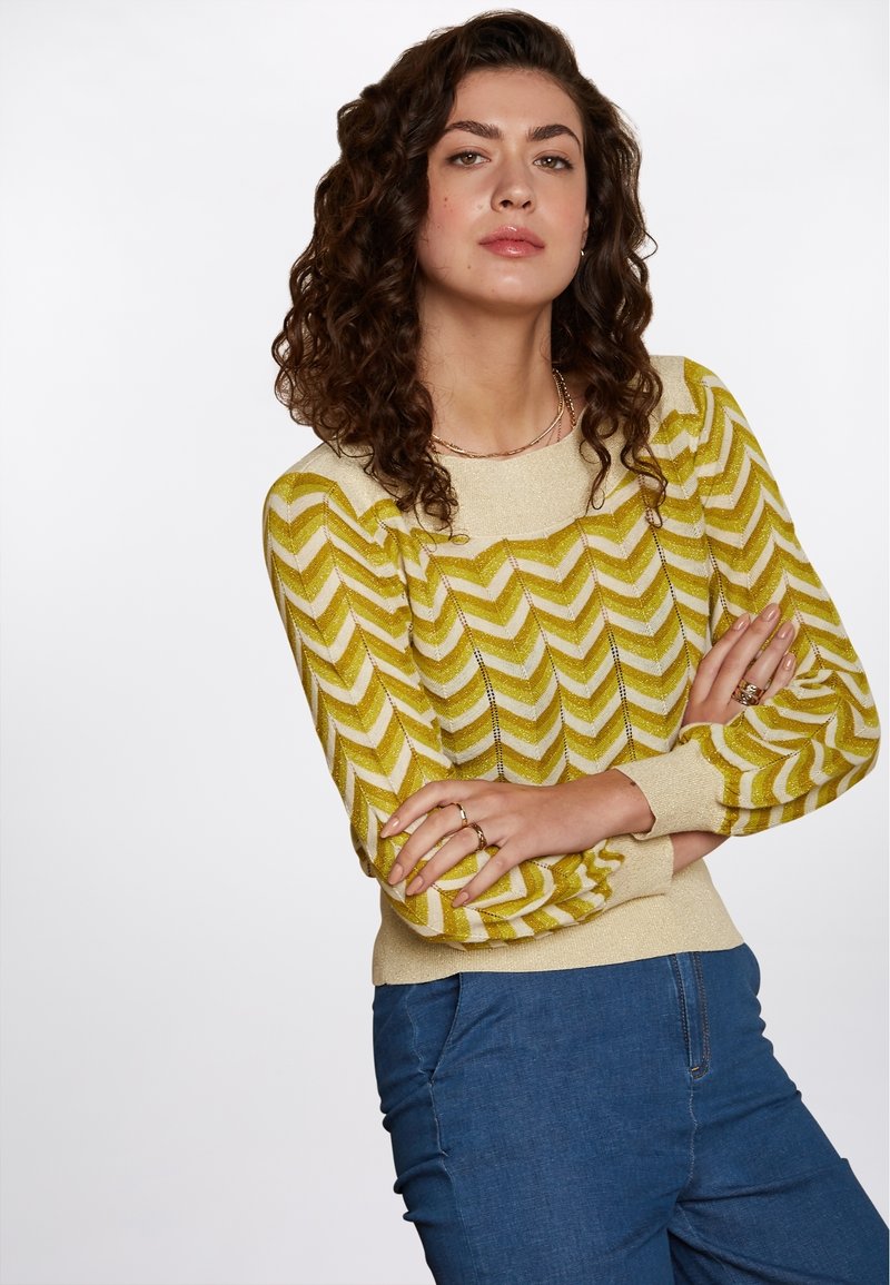 King Louie ERIN MANDRY - Jersey de punto - cress yellow/amarillo ...