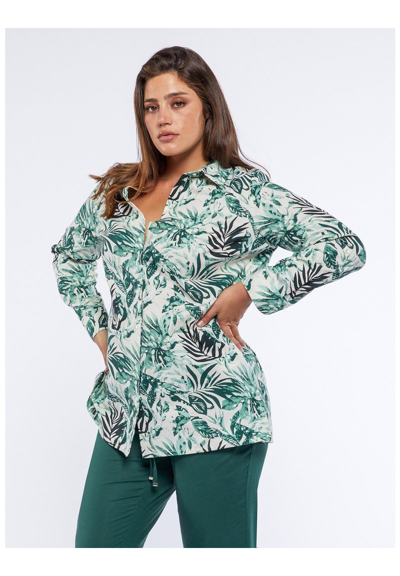 Fiorella Rubino JUNGLE PRINT - Camisa - verde - Zalando.es