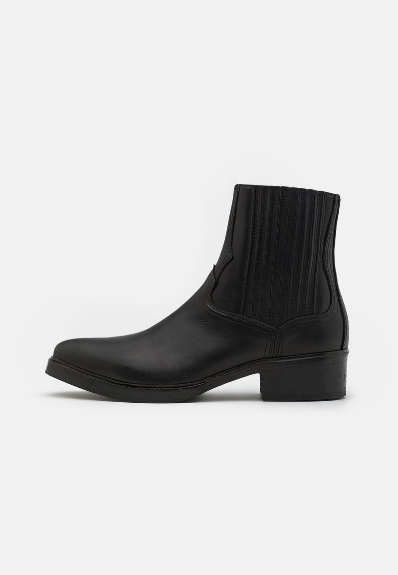 AllSaints LASGO HIGH SHINE BOOT - Korte laarzen - black/zwart - Zalando.be