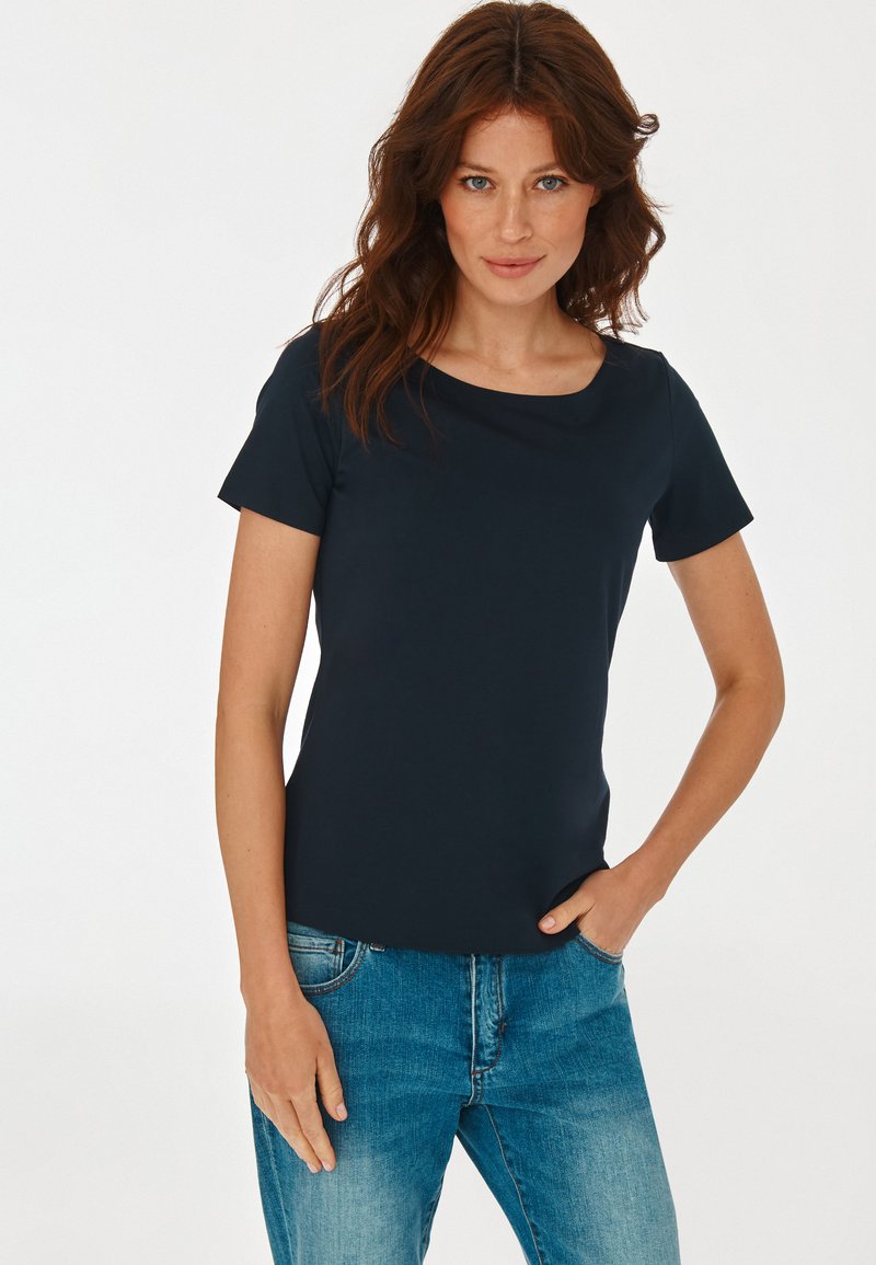 TATUUM MIKAJA 1 - Basic T-shirt - navy blue/dark blue - Zalando.ie