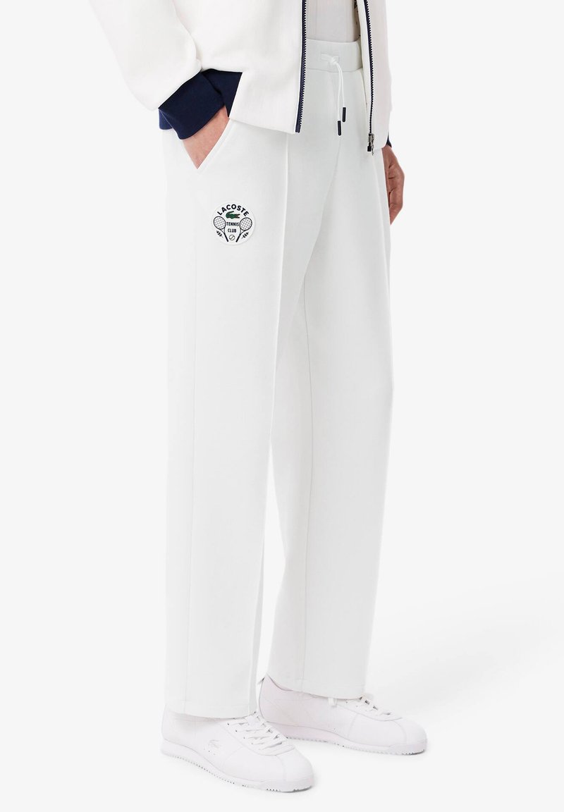 Lacoste Sport HERITAGE - Pantalon de survêtement - white/blanc - ZALANDO.FR