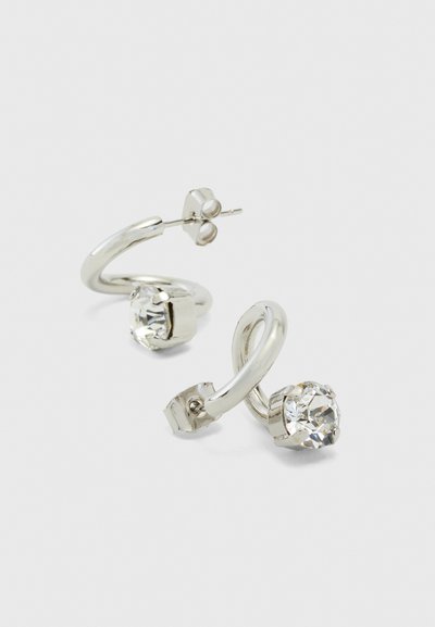 JUSTINE CLENQUET VICKY EARRINGS - Boucles d'oreilles - silver-coloured ...