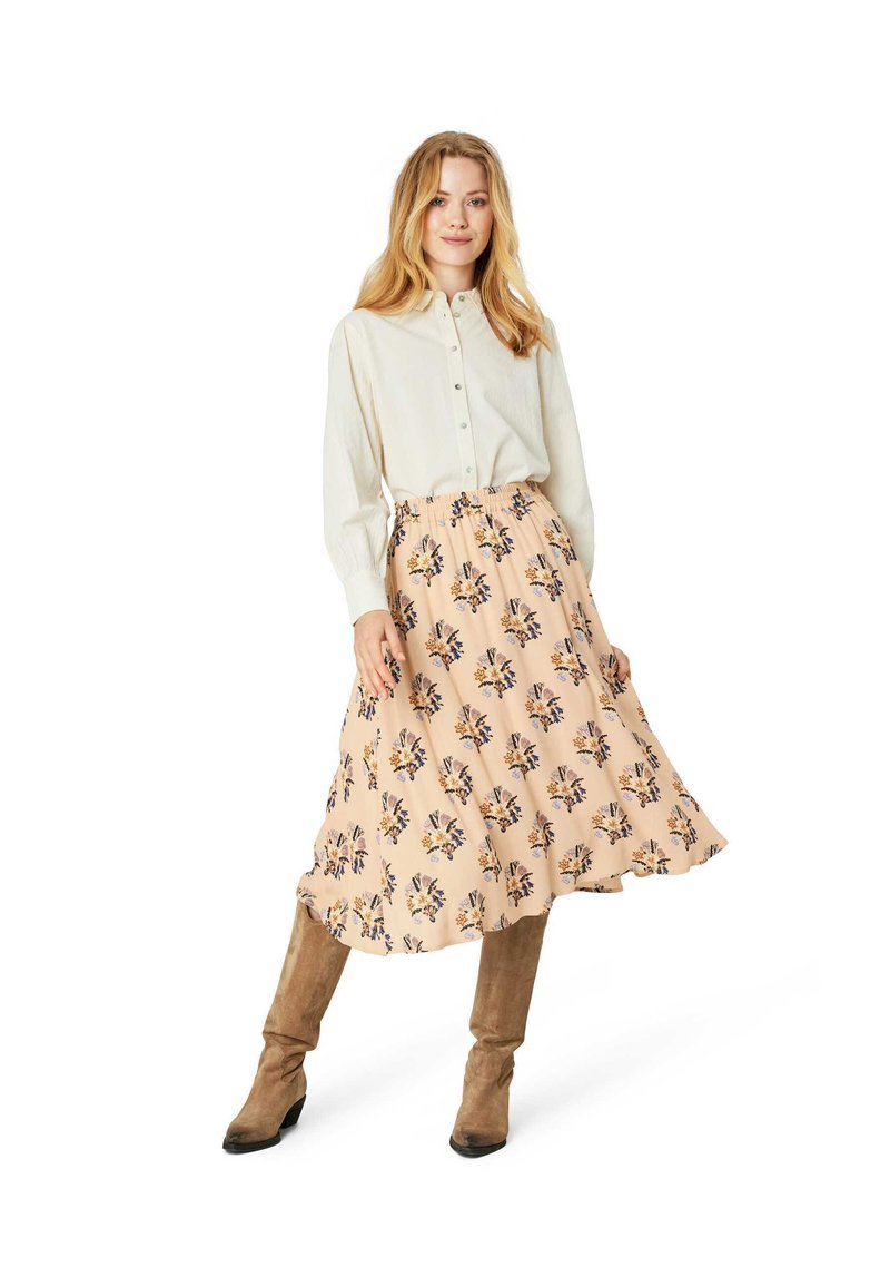 Noa Noa FIANN - Button-down blouse - turtledove/off-white - Zalando.ie