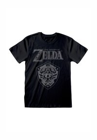 Henry Tiger NINTENDO LEGEND OF ZELDA DISTRESSED SHIELD - Triko s ...