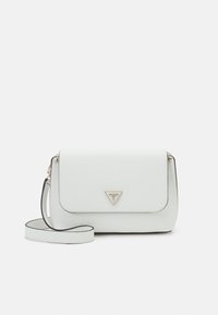 Guess MERIDIAN FLAP CROSSBODY - Across body bag - stone - Zalando
