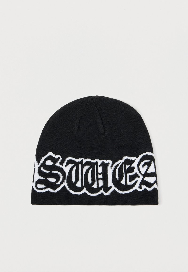 GCDS GOTHIC LOGO CUFF UNISEX - Beanie - black - Zalando.co.uk