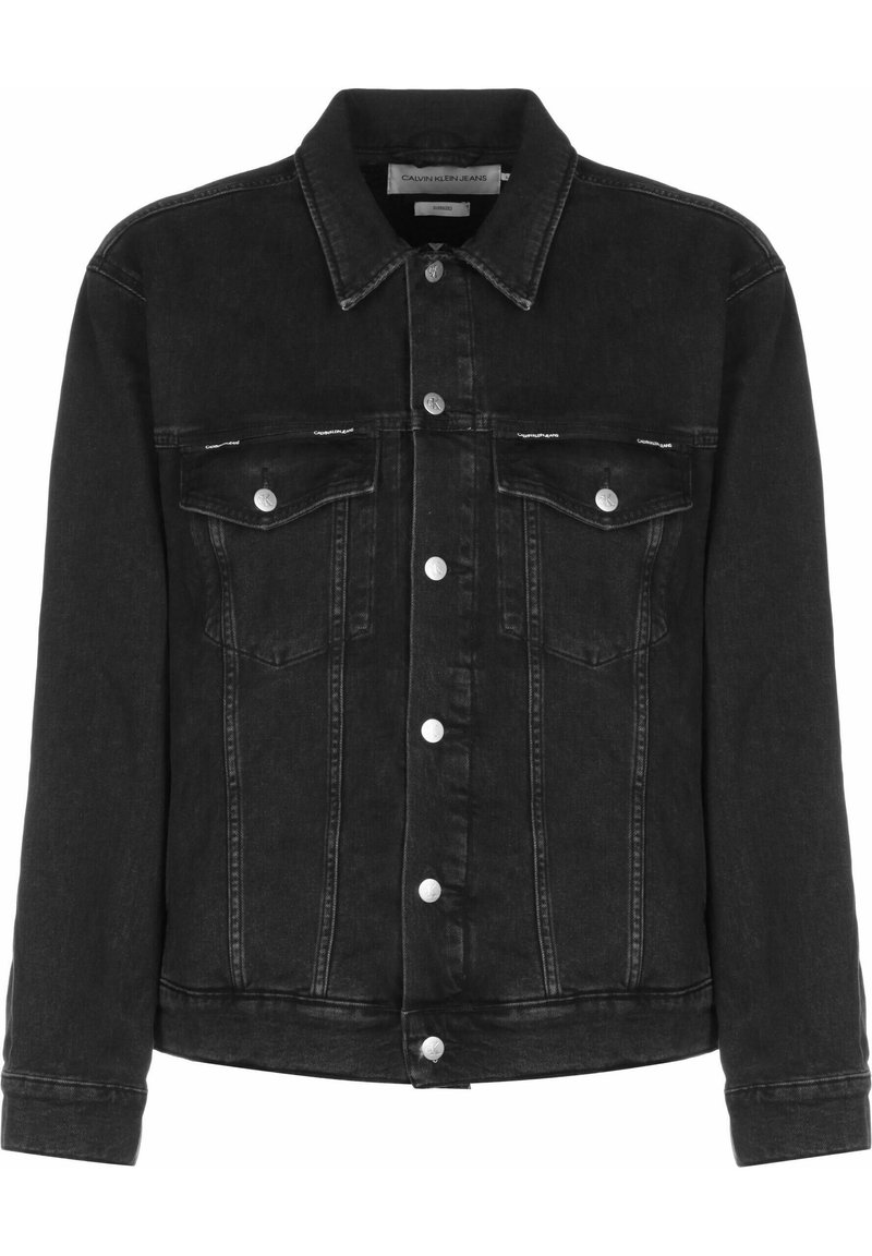 Calvin Klein Jeans Jeansjacke Black Schwarz Zalando At