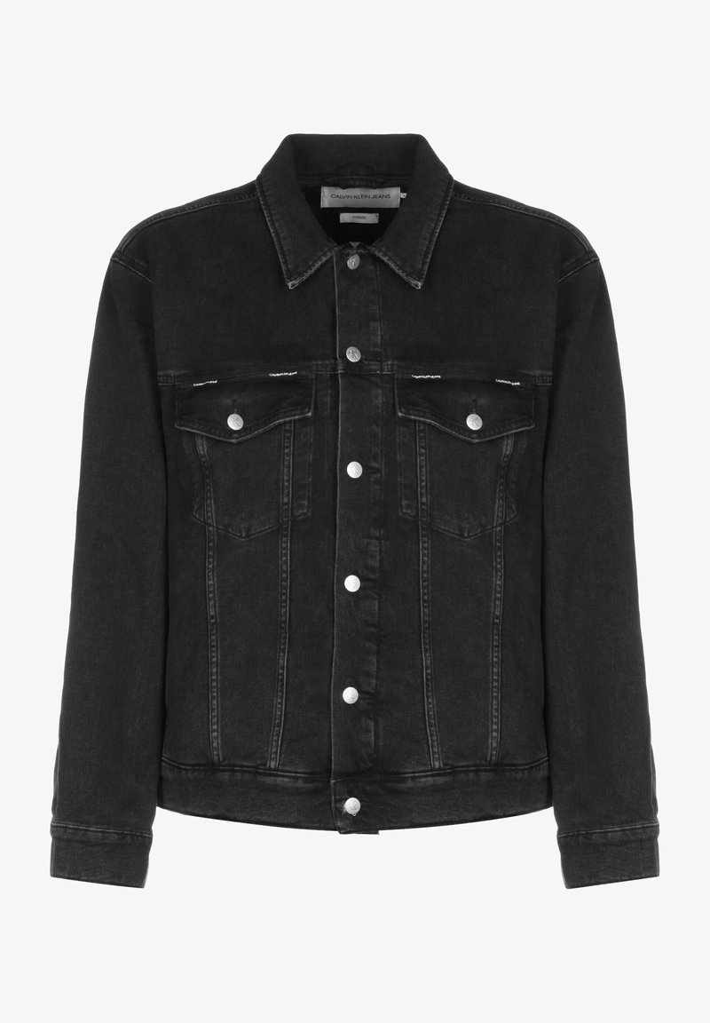 Calvin Klein Jeans Jeansjacke Black Schwarz Zalando At