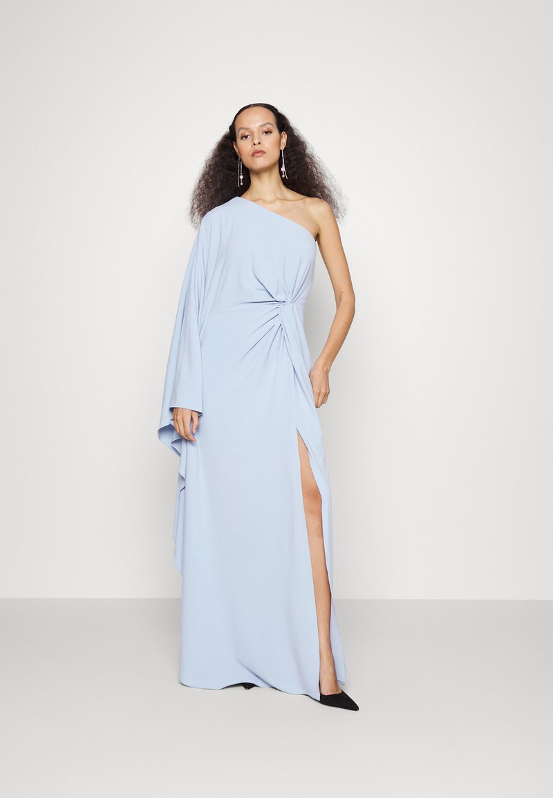 Halston ARIELLA GOWN WEDDING IN FLUID CREPE - Occasion wear - powder ...