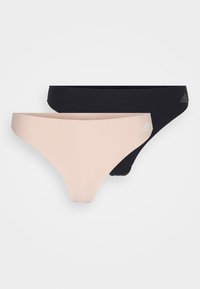 adidas Sportswear 2 PACK - String - black/peach whip/noir - ZALANDO.FR