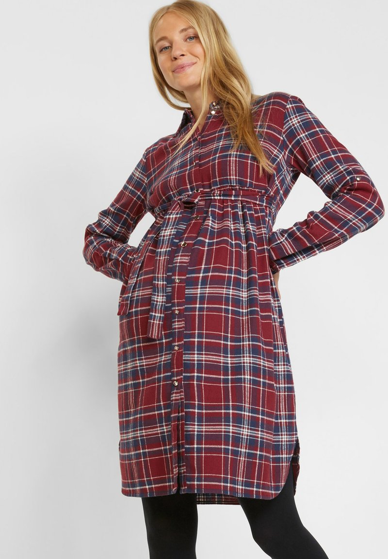 bonprix UMSTANDS STILL - Abito a camicia - red/rosso - Zalando.it