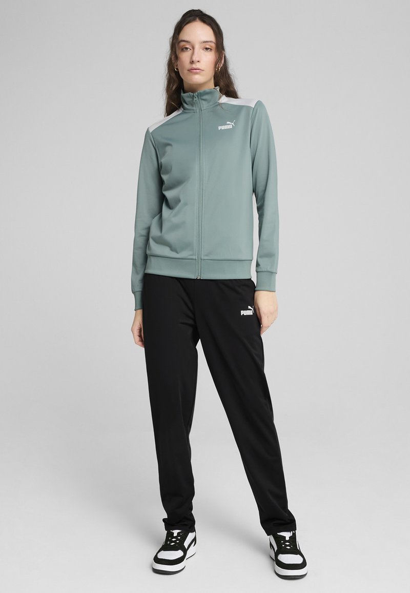 Puma SET - Tracksuit - green moon/green - Zalando