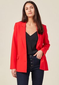 BONOBO Jeans Blazer - rouge foncé/donkerrood - Zalando.nl