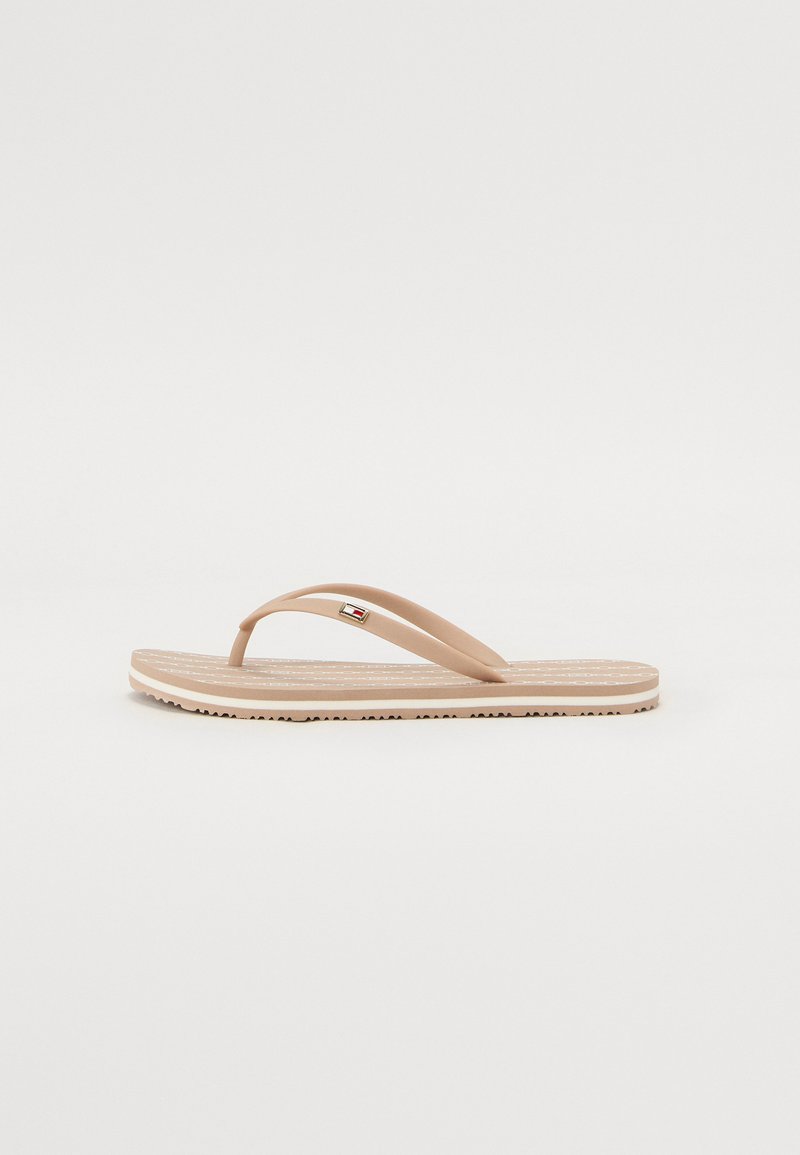 Tommy Hilfiger STRAP BEACH - Chanclas de dedo - claystone/beige ...