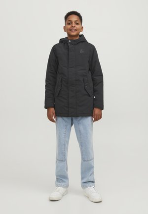 Jack & Jones Junior JJCHAMP - Wintermantel - black/schwarz - Zalando.ch