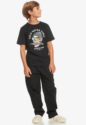 DC Shoes BURNER - T-Shirt print - ktew pirate black enzyme wash/schwarz ...