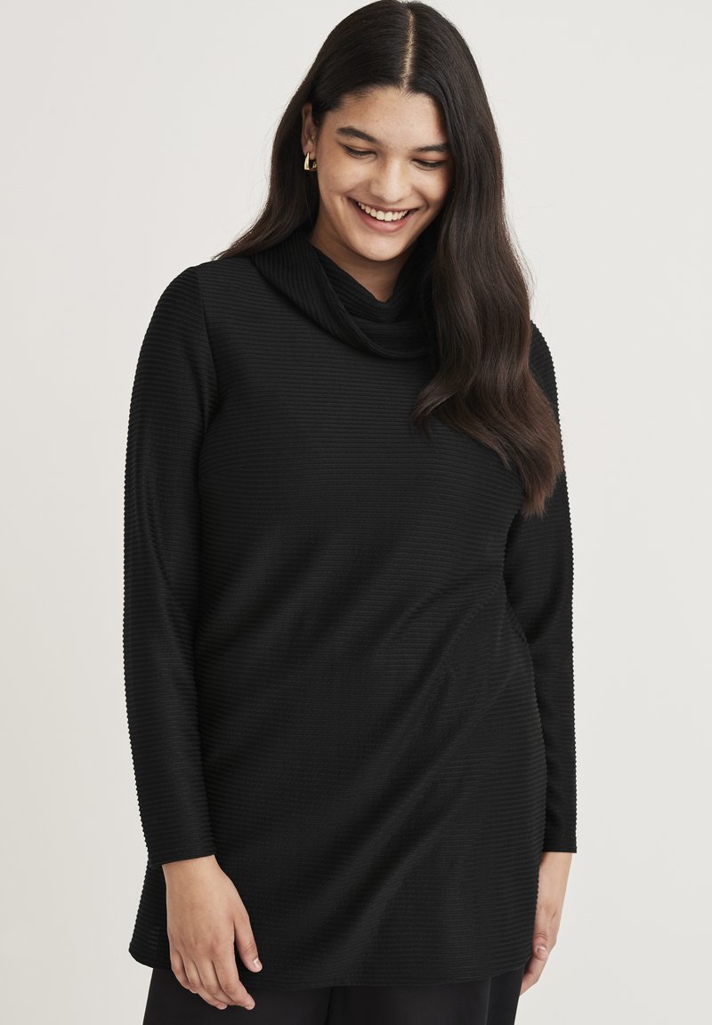 Cellbes of Sweden WITH TURTLENECK - Tunika - black/svart - Zalando.se