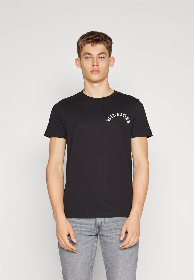 Tommy Hilfiger MONOTYPE BACK - Print T-shirt - black - Zalando