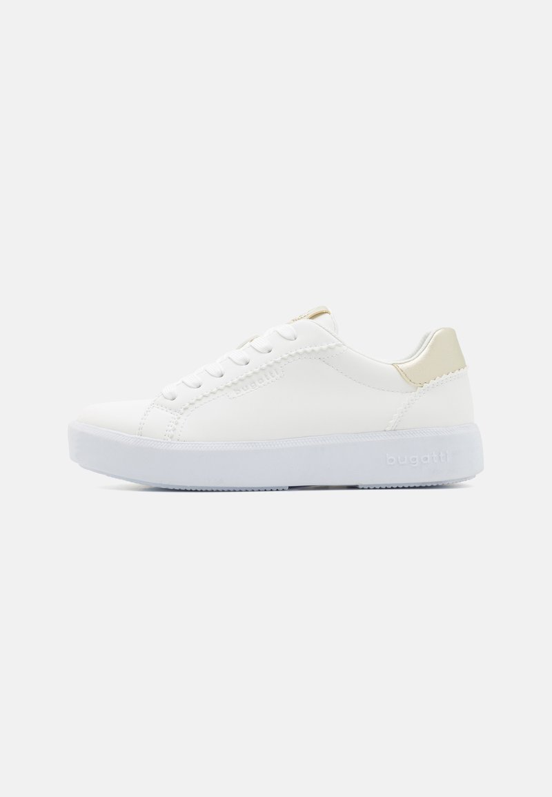 bugatti Sneaker low - white/gold/weiß - Zalando.de