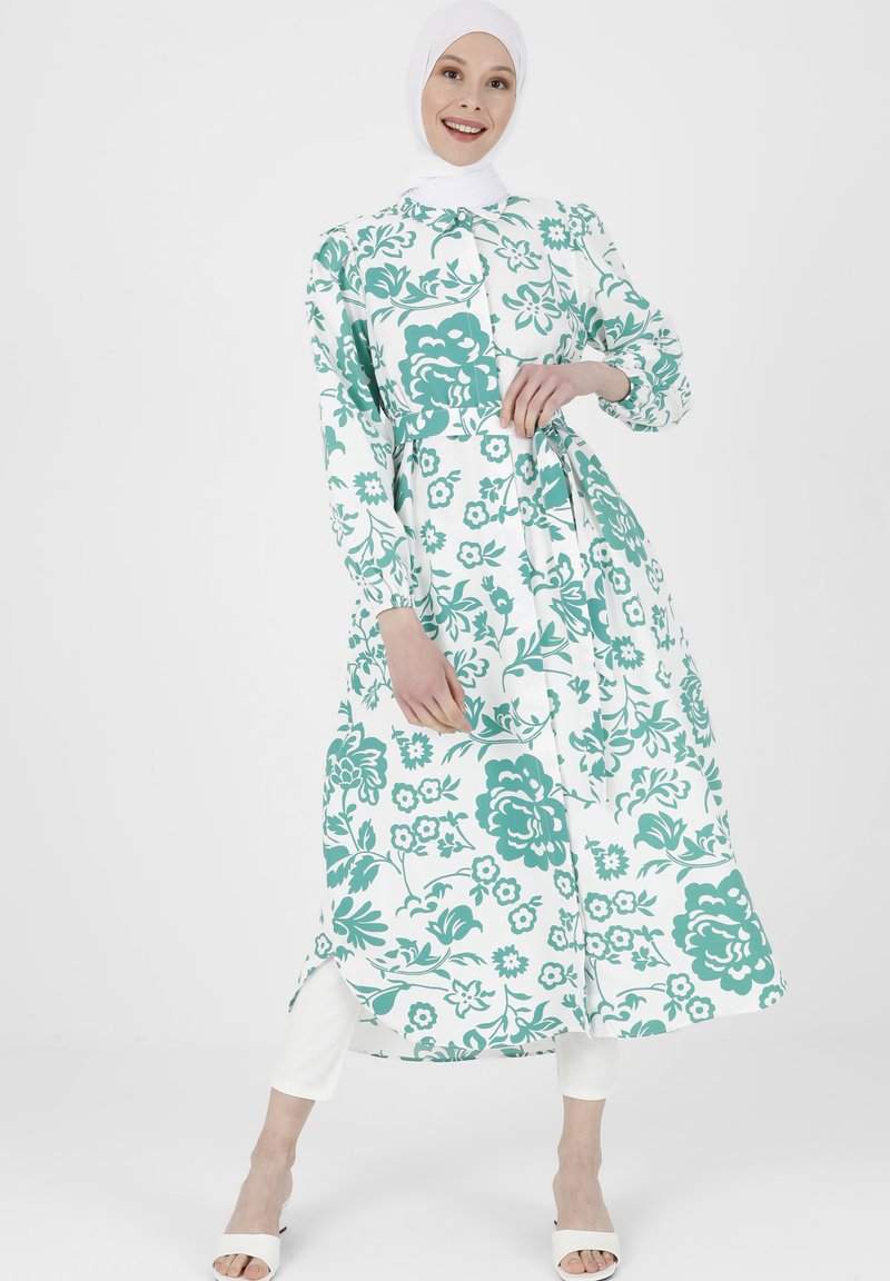 Modanisa COTTON - Shirt dress - green - Zalando.ie