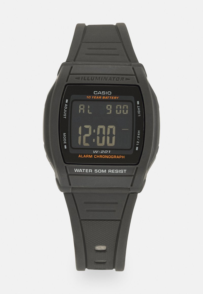 Casio DIGITAL WATCH UNISEX - Zegarek cyfrowy/czarny - Zalando.pl