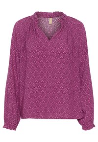 Culture SAFI BELLO - Blouse - pink graphic/rose - ZALANDO.FR