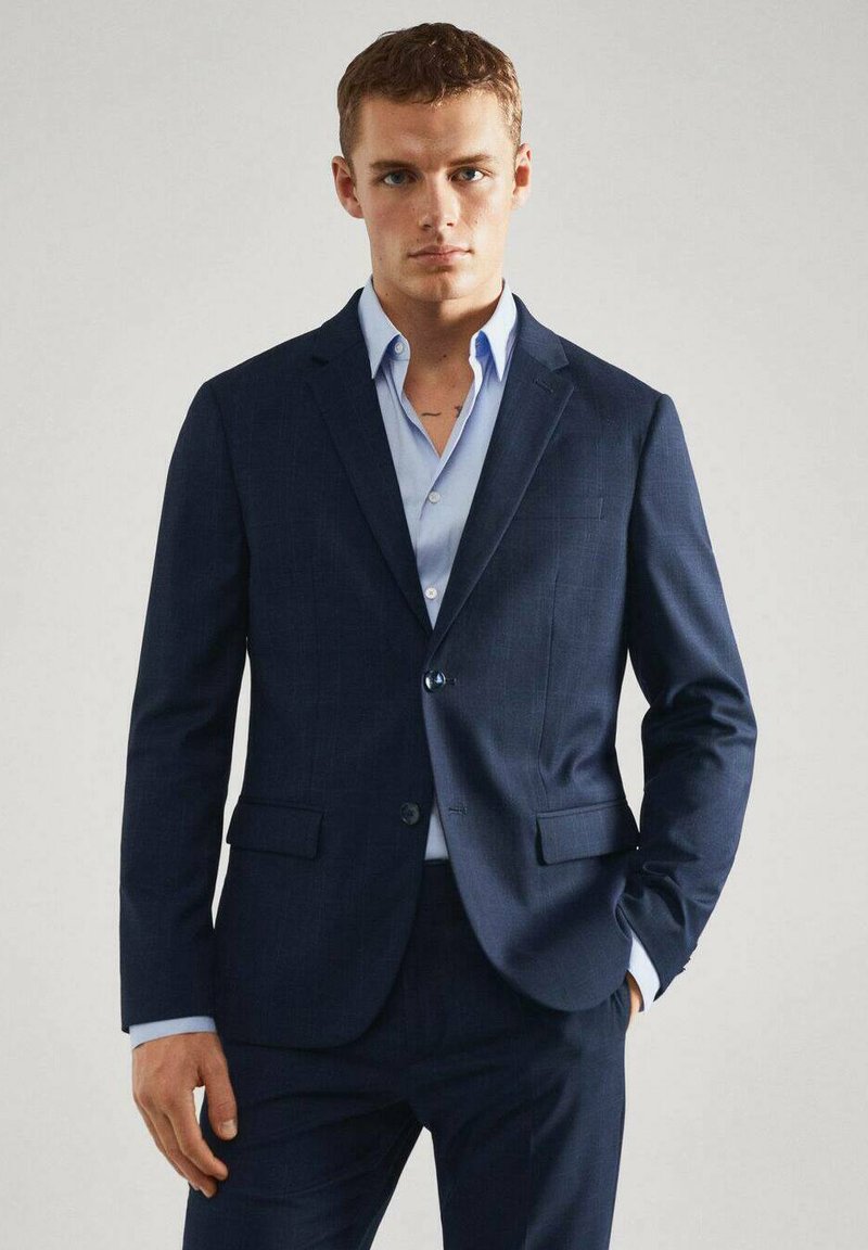 Mango PAULO - Blazer jacket - dark navy/royal blue - Zalando.ie