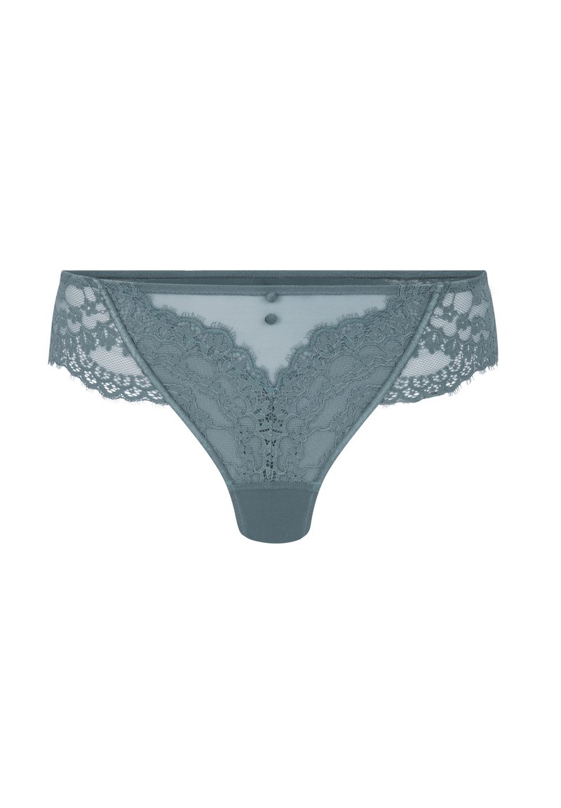 Hunkemöller DAISY STRING - Tanga - stormy weather/donkergrijs - Zalando.nl