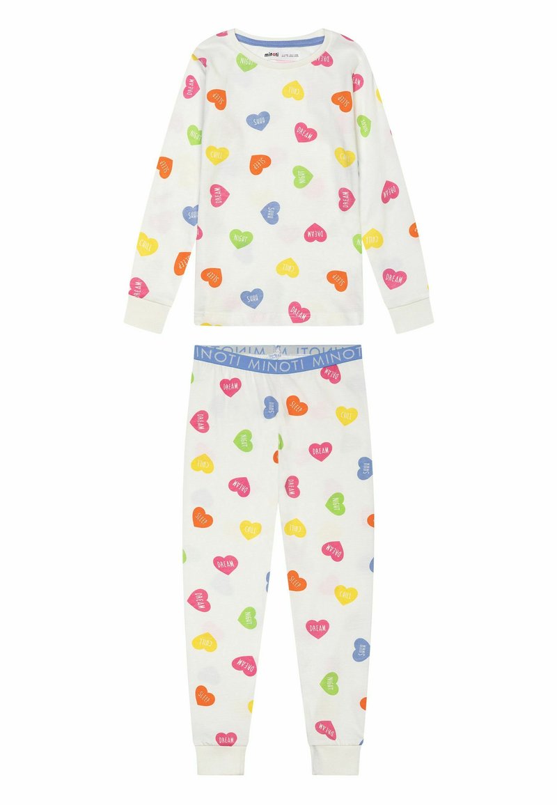 MINOTI PRINTED - Pyžamová sada - cream/bílá - Zalando.cz