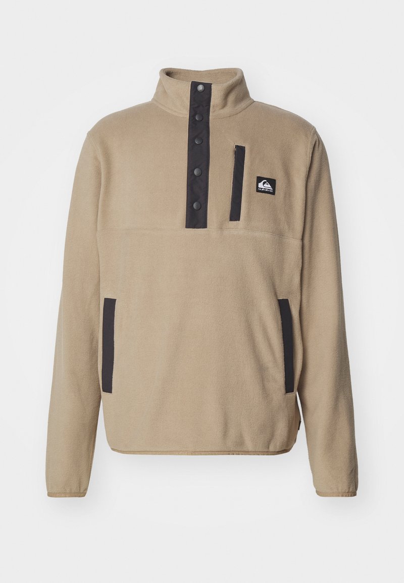 Quiksilver NO DESTINATION 2 HALF SNAP - Fleece jumper - timber wolf ...