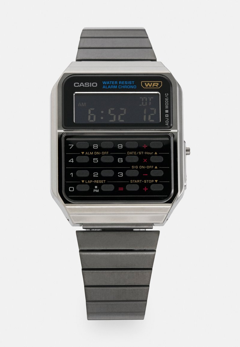 Casio HERITAGE UNISEX - Digital watch - anthracite/silver-coloured ...