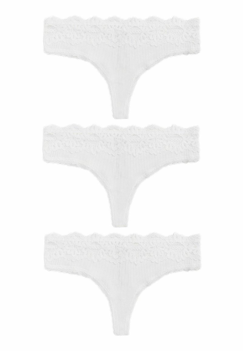 Next 3 PACK - String - white/weiß - Zalando