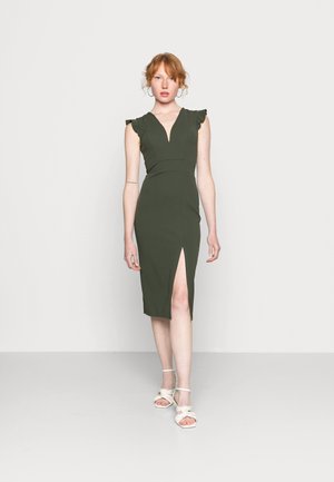WAL G. V NECK MIDI - Etuikjole - black/svart - Zalando.no