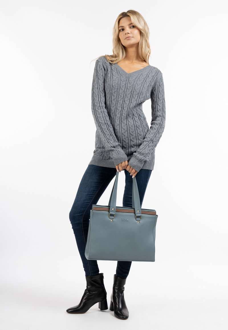 usha USHA BLUE LABEL HANDTASCHE FENIA - Shopping Bag - dunkelblau ...