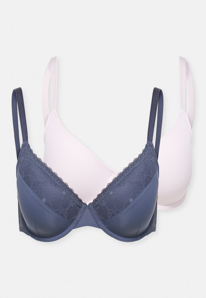DORINA UNDERWIRE 2 PACK - Underwired bra - grey/pink/grey - Zalando.ie