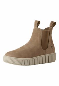 Tamaris MIT REMOVABLE - Keilstiefelette - taupe/beige - Zalando.de