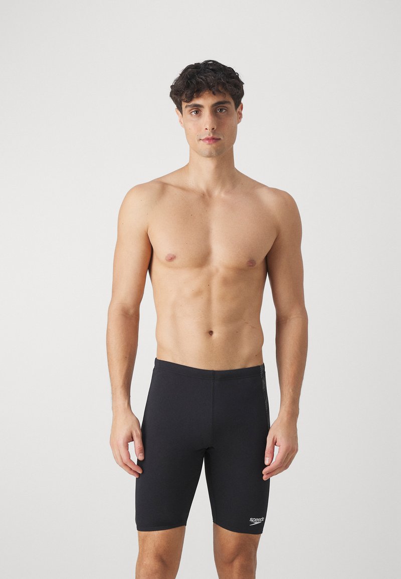 Speedo MENS HYPERBOOM PANEL JAMMER - Badebukser - black/usa charcoal ...