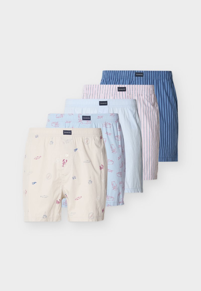 Abercrombie & Fitch NAUTICAL 5 PACK - Boxer shorts - blue/beige/red ...