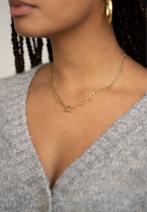 My Jewellery LINK CHAIN WITH PEARL - Ketting - gold-coloured ...