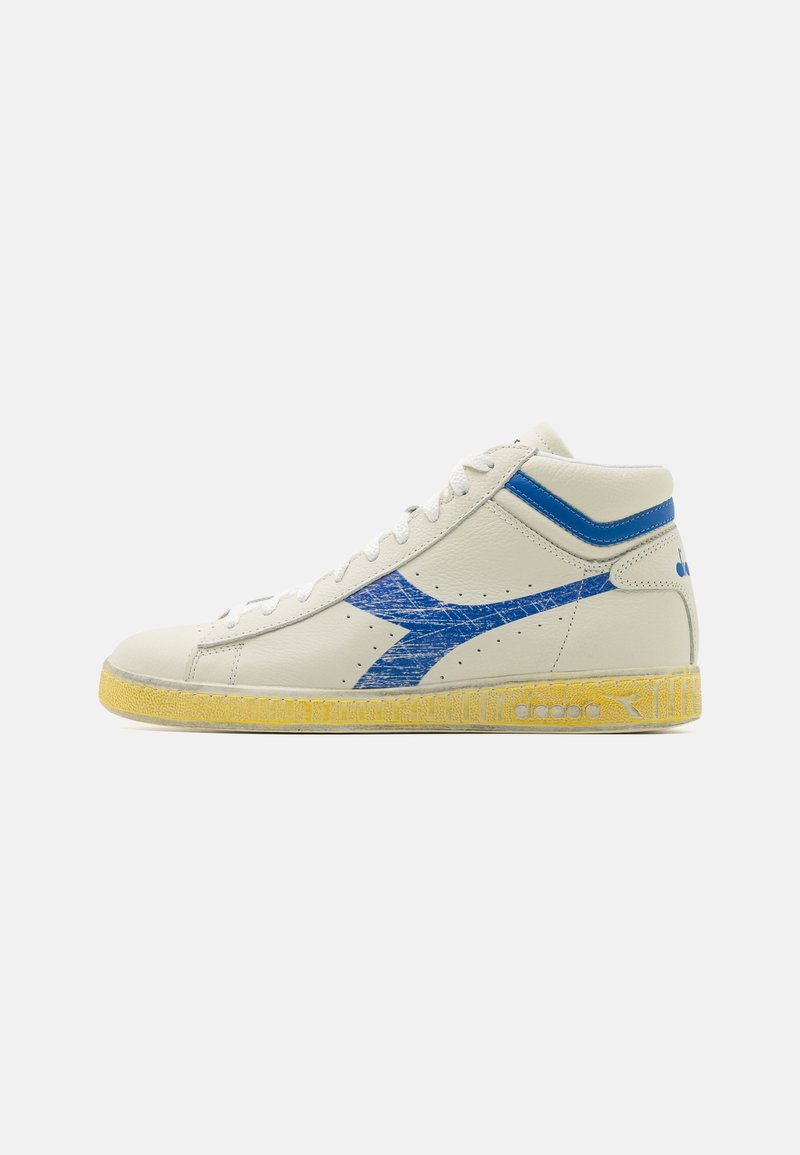 Diadora GAME RETRO UNISEX - Sneakers hoog - royal fluo/black/yellow ...